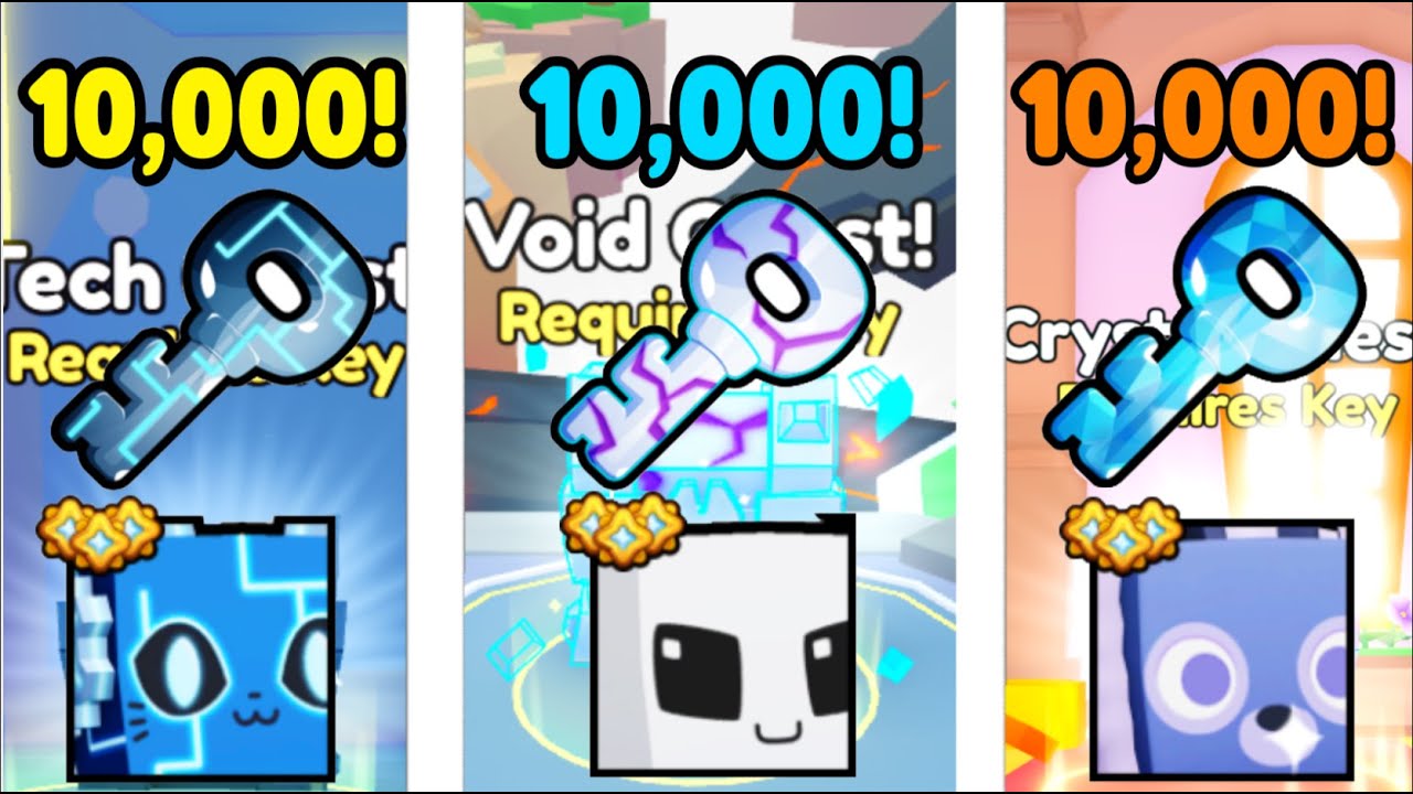 I USED 10,000 OF *EVERY* WORLD KEY IN PET SIM 99! (11 HUGES..?) - YouTube