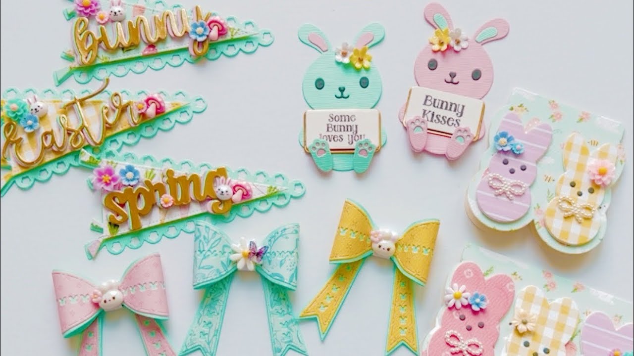 Easter Embellishments + KSCraft - YouTube