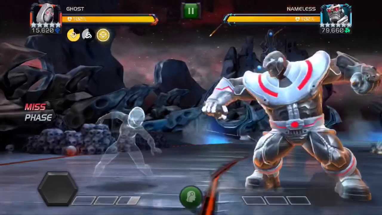 MCOC Ghost/Hulk Ragnarok vs Nameless Thanos - YouTube
