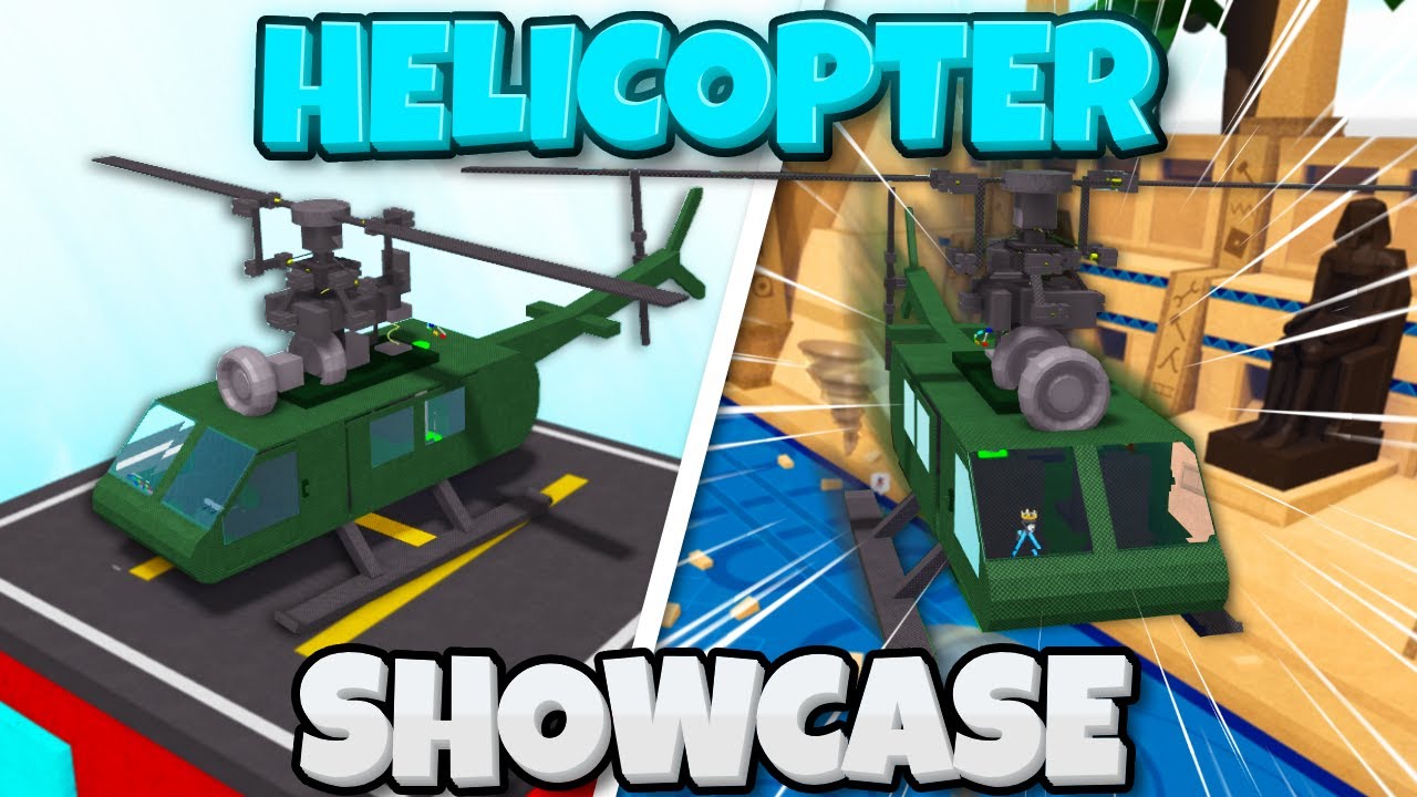Most Advanced Helicopter In Build A Boat For Treasure ROBLOX - YouTube