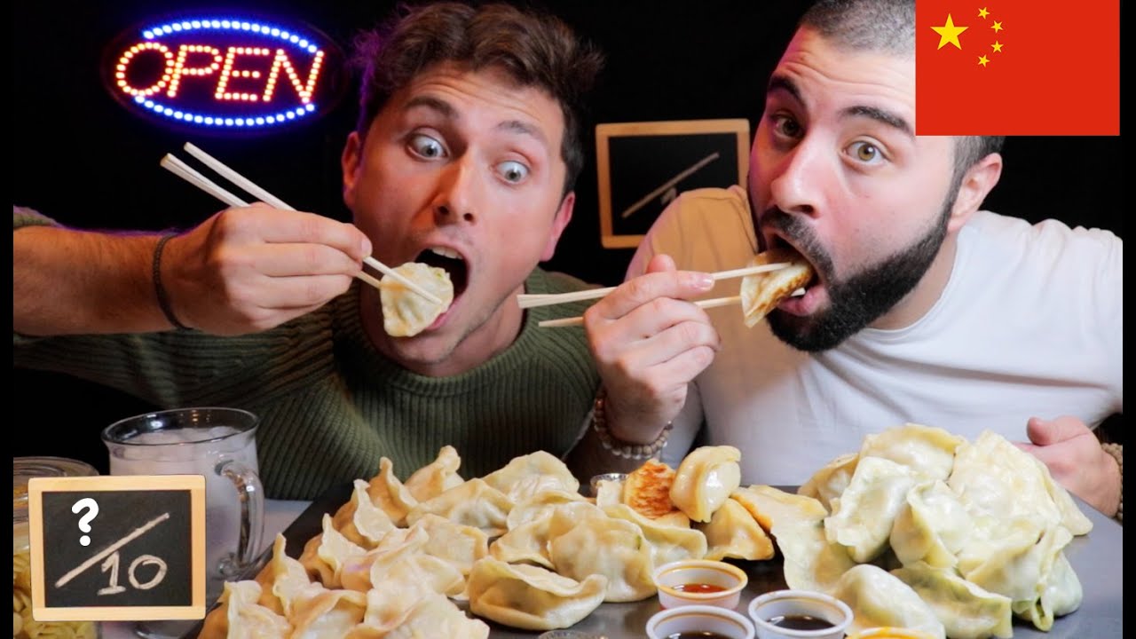 EATING DUMPLINGS MUKBANG @ Northern Dumpling Kitchen - YouTube