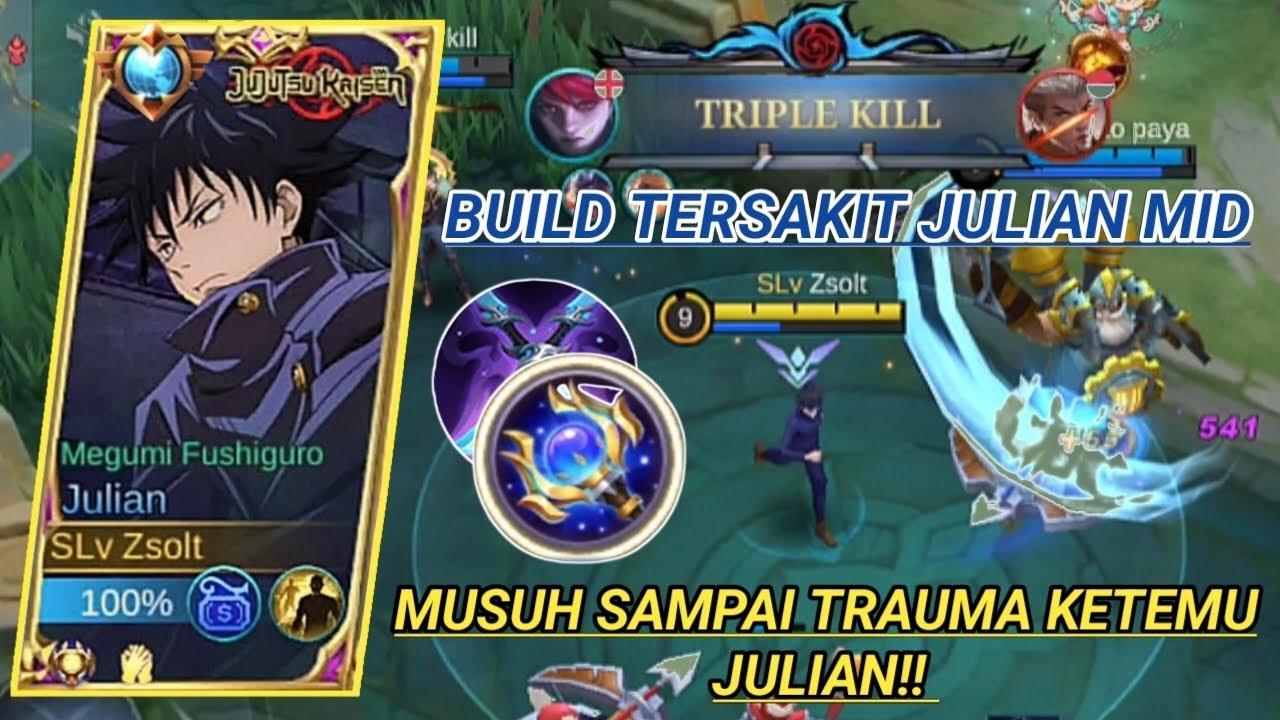 BUILD TERSAKIT JULIAN MID MUSUH SAMPAI TRAUMA KETEMU JULIAN | BUILD ...