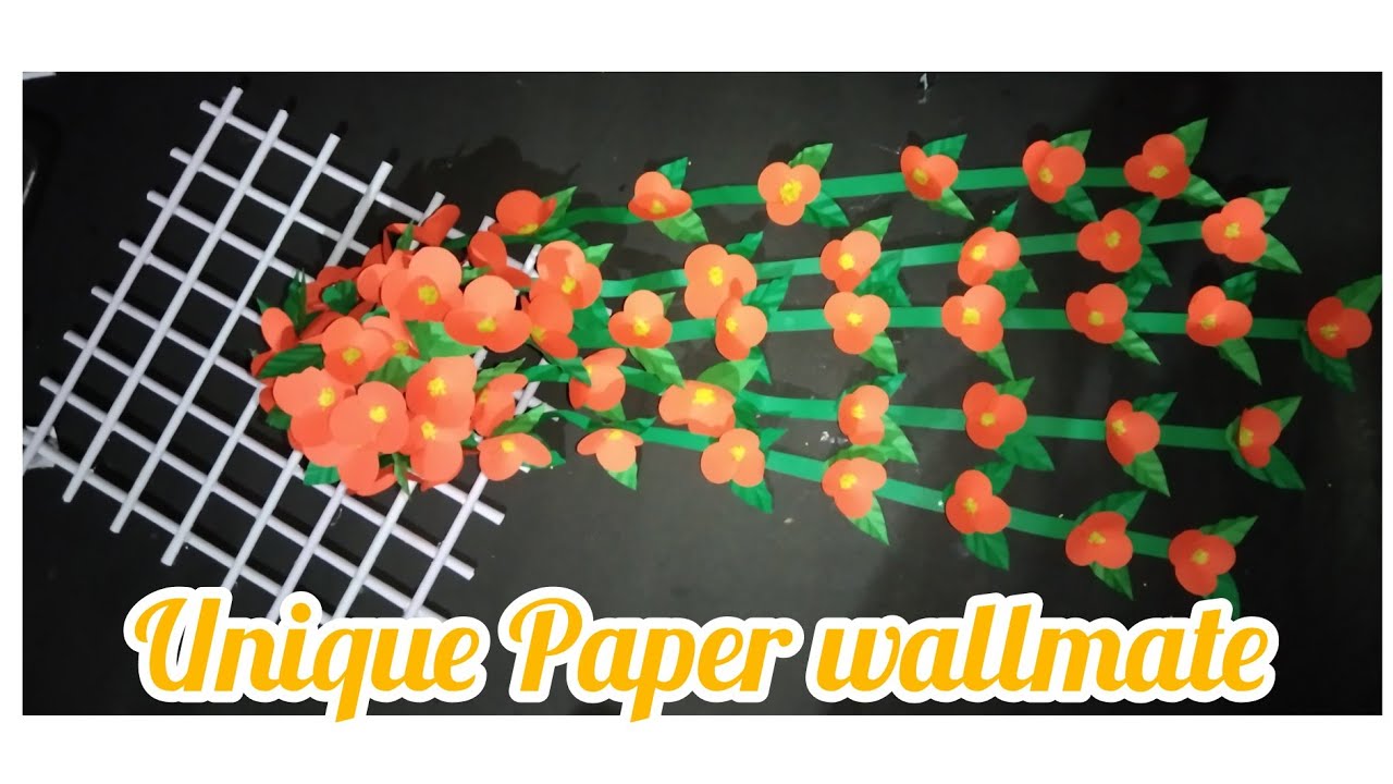Wallmate। Paper Wallmate। Unique Paper Flower Wall Hanging #new ...