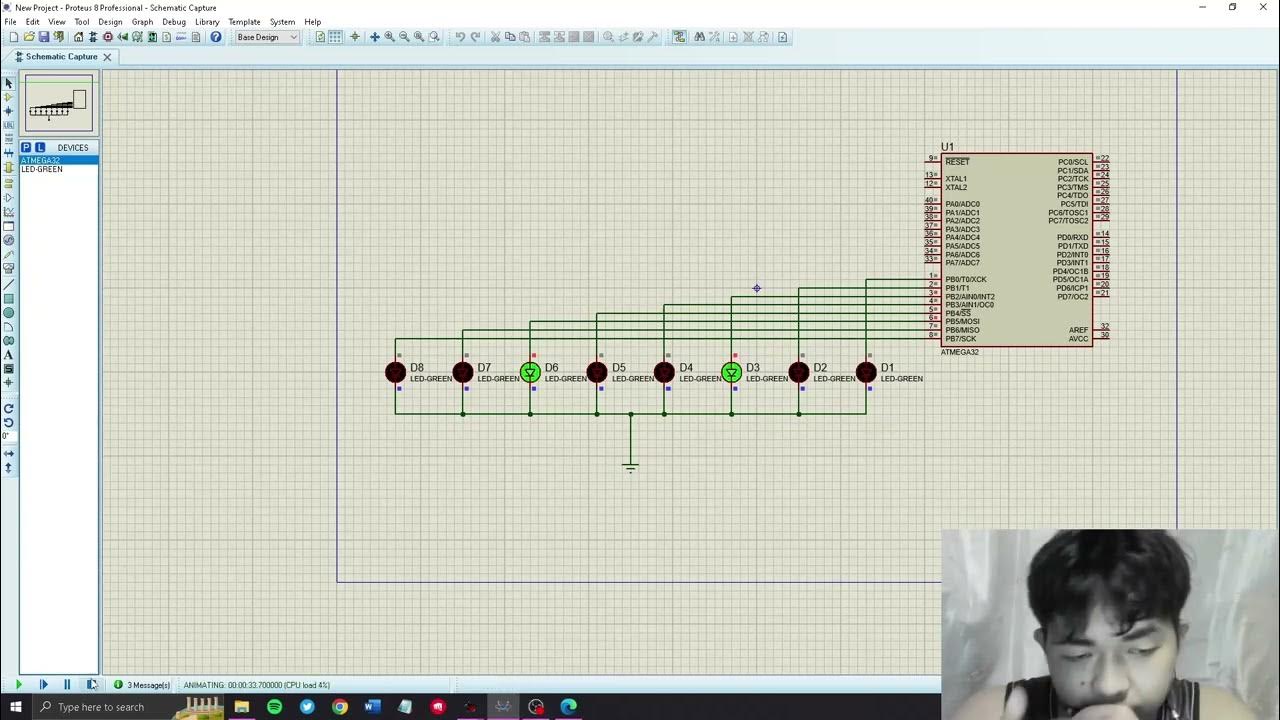 EVANGELISTA, JOHN RICK - 3ECEA - MIDTERMLABEXAM - AVR STUDIO 4.19 + PROTEUS 8 PROFESSIONAL - YouTube