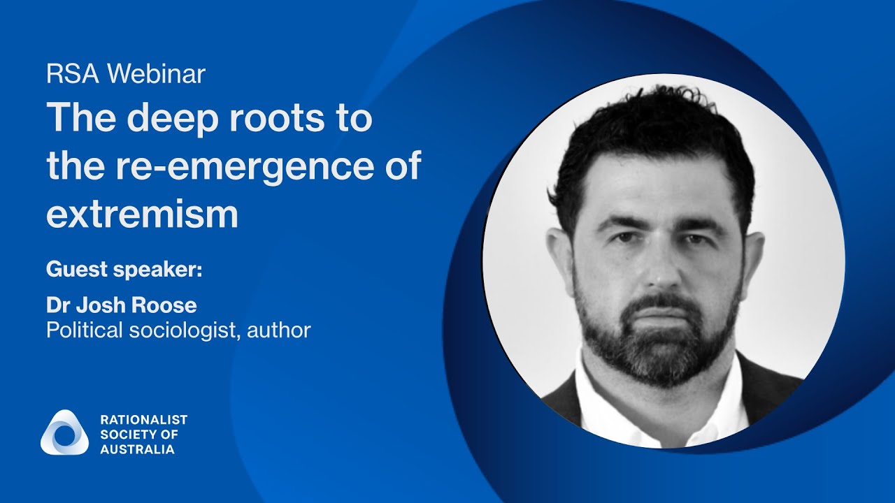 RSA Webinar: Dr Josh Roose on ‘The deep roots to the re-emergence of ...