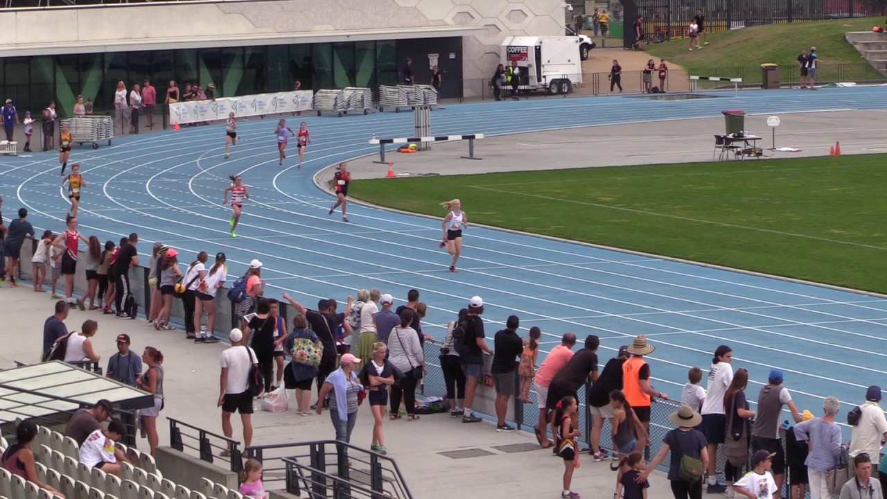 2017 STATE TRACK & FIELD CHAMPIONSHIPS: GIRLS U12 400M FINAL // LAVicTV ...