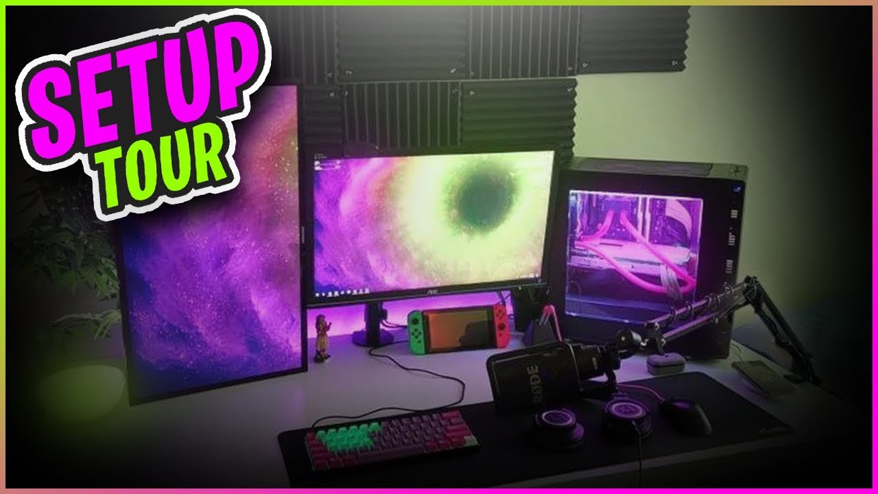 *INSANE* GAMING SETUP! (Hydra's 2019 Setup Tour!) - YouTube