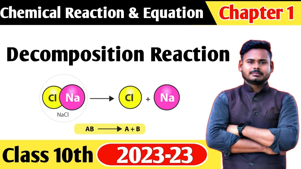 Chemical reaction and equation 04|Decomposition Reaction With Examples ...