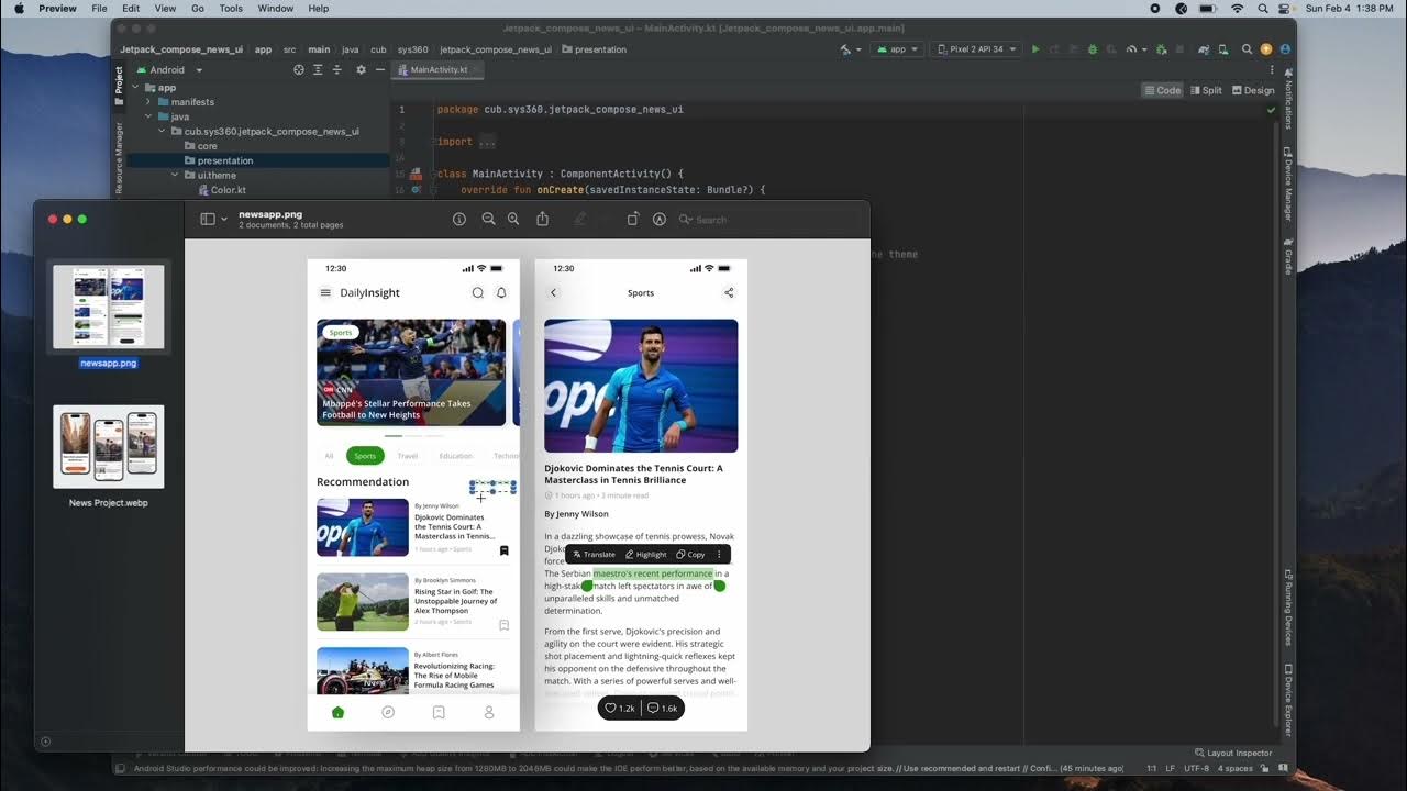 Kotlin Jetpack compose beginners tutorials : App Structuring Part 2 #shorts #shortvideo - YouTube