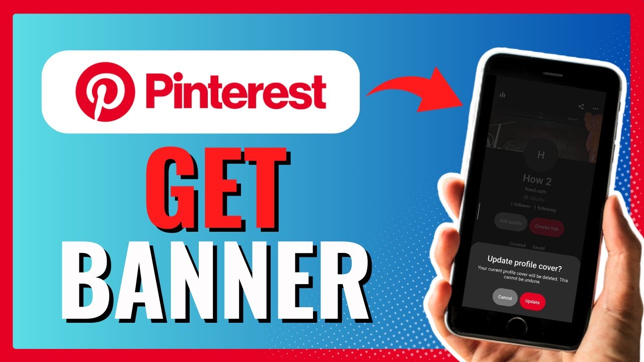 How To Get a Banner/Cover Photo on Pinterest 2024! - YouTube