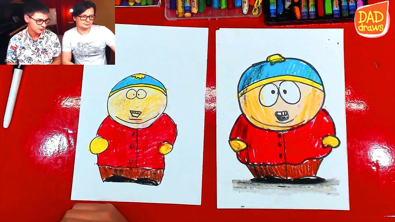How to Draw Cartman | Southpark - YouTube