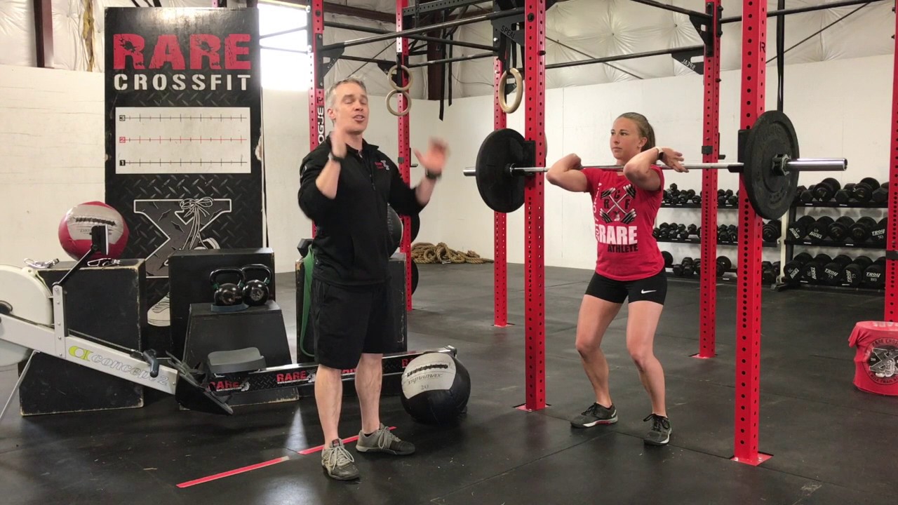 RARE CrossFit Front Squat - YouTube