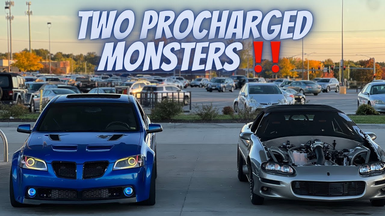 ‼️BIG HORSEPOWER PROCHARGED RACE CARS HEADS TO A CAR MEET‼️(MUST SEE) ‼ ...