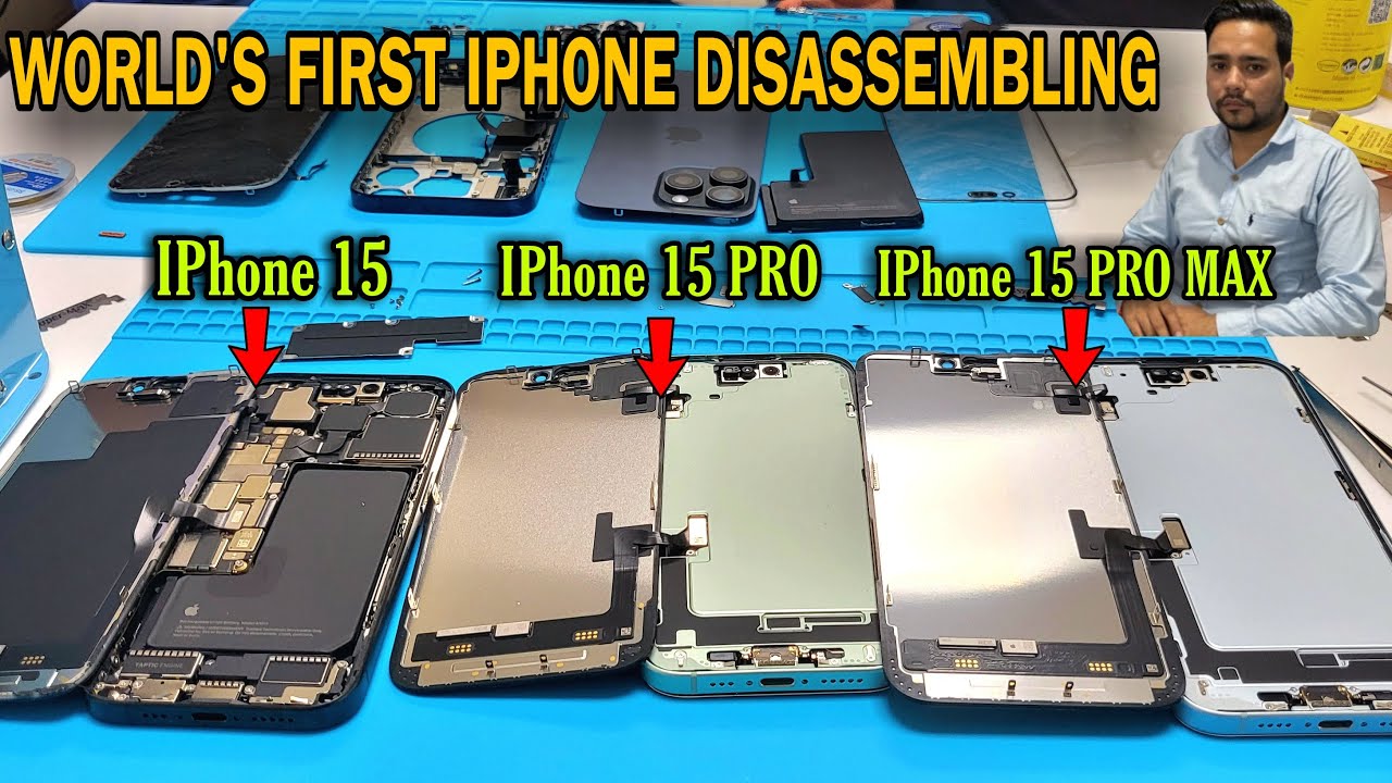 iphone 15 Pro Max Disassembly || iphone 15 Pro Max Teardown #Honey ...