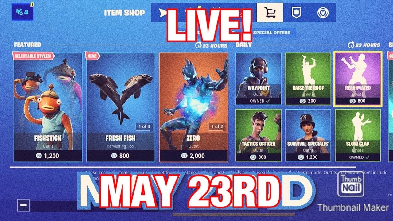 FORTNITE ITEM SHOP COUNTDOWN! (May 23rd, 2020) (NEW FORTNITE ITEM SHOP ...