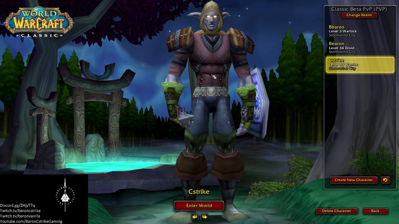 WoW #138 - Classic WoW Beta - lvl 30 Warrior / lvl 34 Druid - Razorfen ...