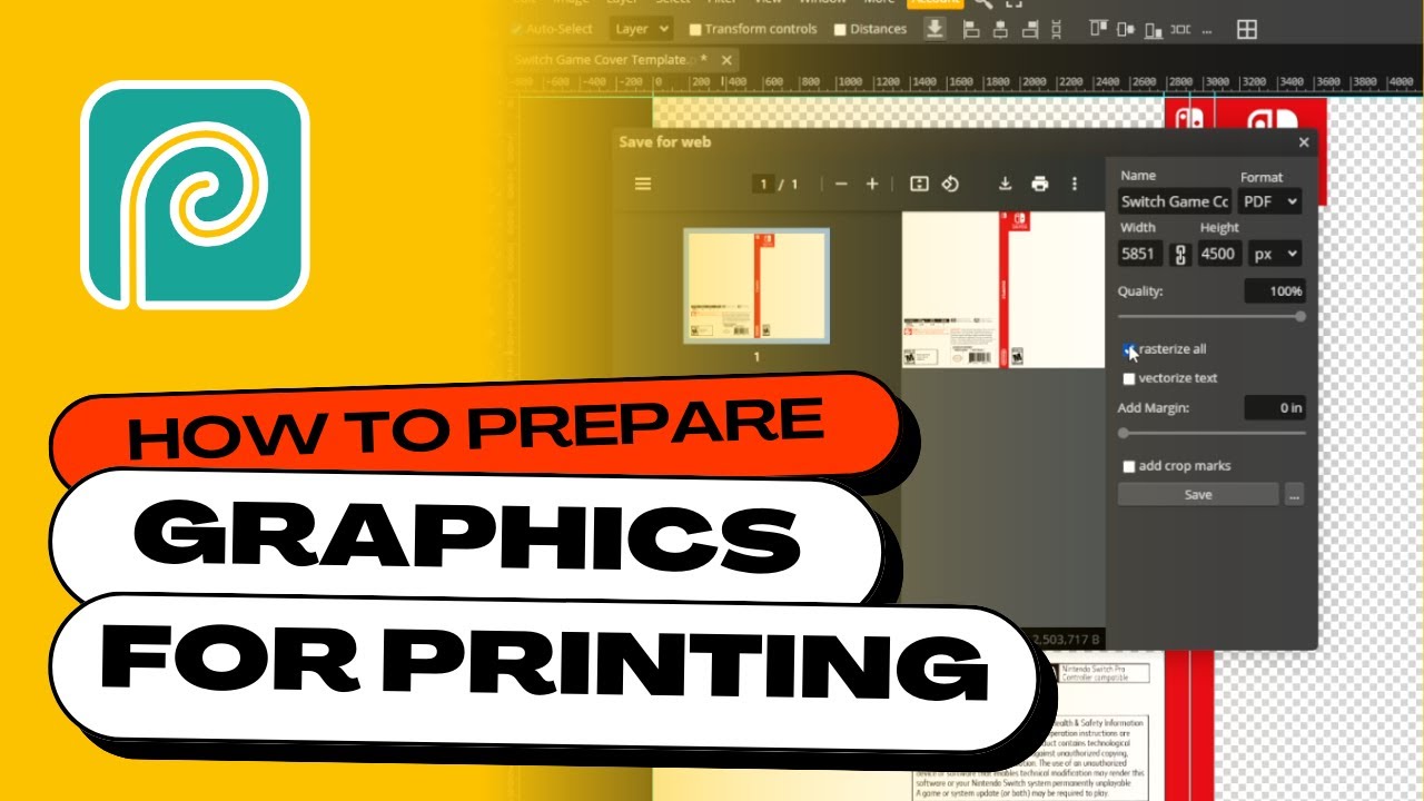 How to Prepare Graphics for Best Printing in Photopea (Best Settings to ...