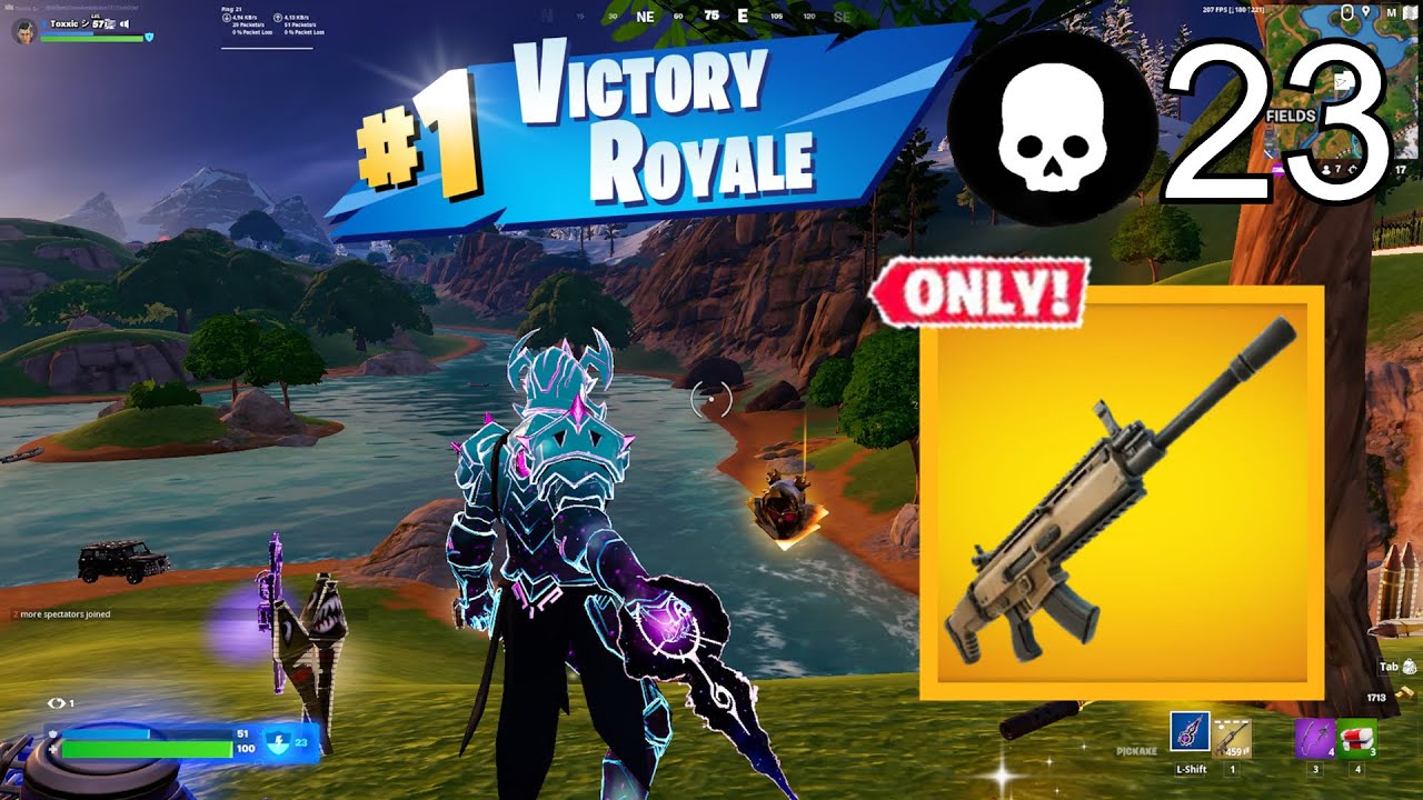 I WON Using Mythic Enforcer AR ONLY! " Zero Build " Gameplay🏆 ...