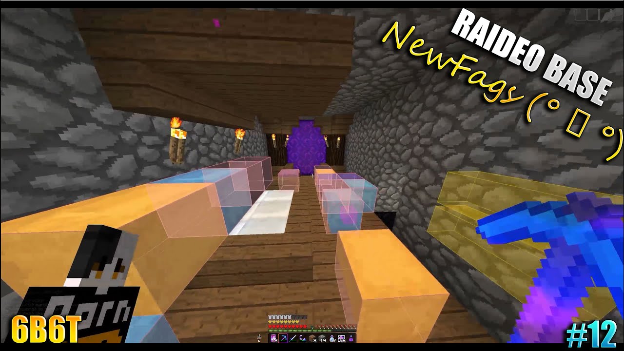 RAIDEO "Base Secreta" de NewFags en 2B2T No premium #12 (͡° ͜ʖ ͡ ...
