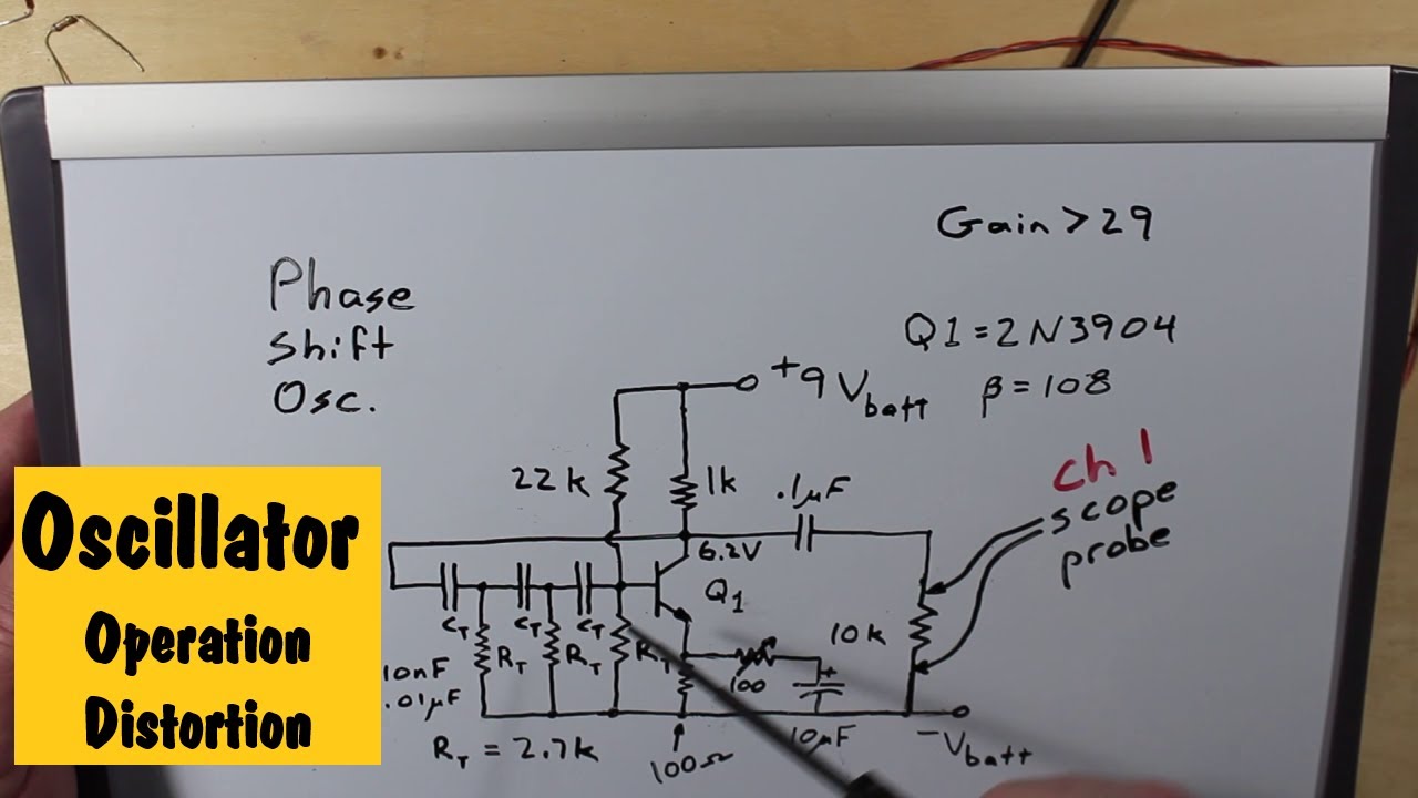 #24 Oscillator Operation And Distortion Viewed On Oscilloscope Using ...