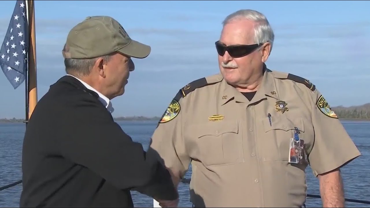Sheriff Wilcher honored with Meritorious Public Service Award - YouTube