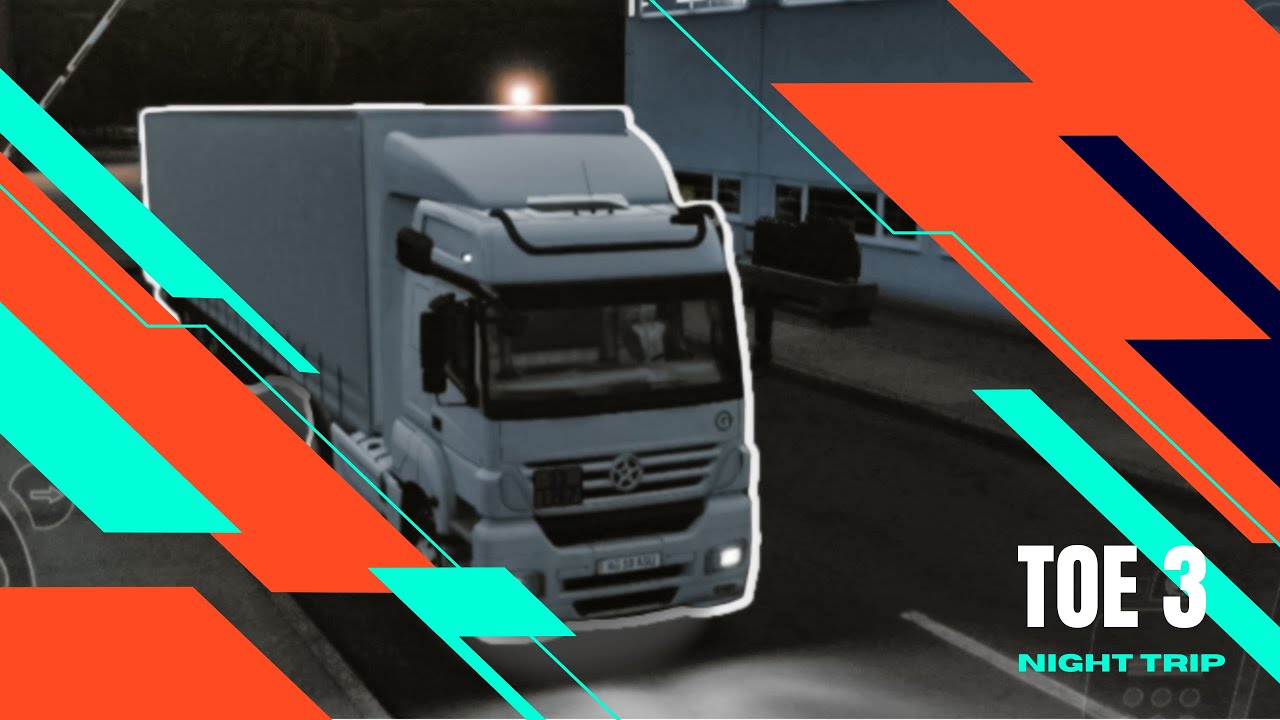 night trip carrying boxloads on TOE 3 - YouTube
