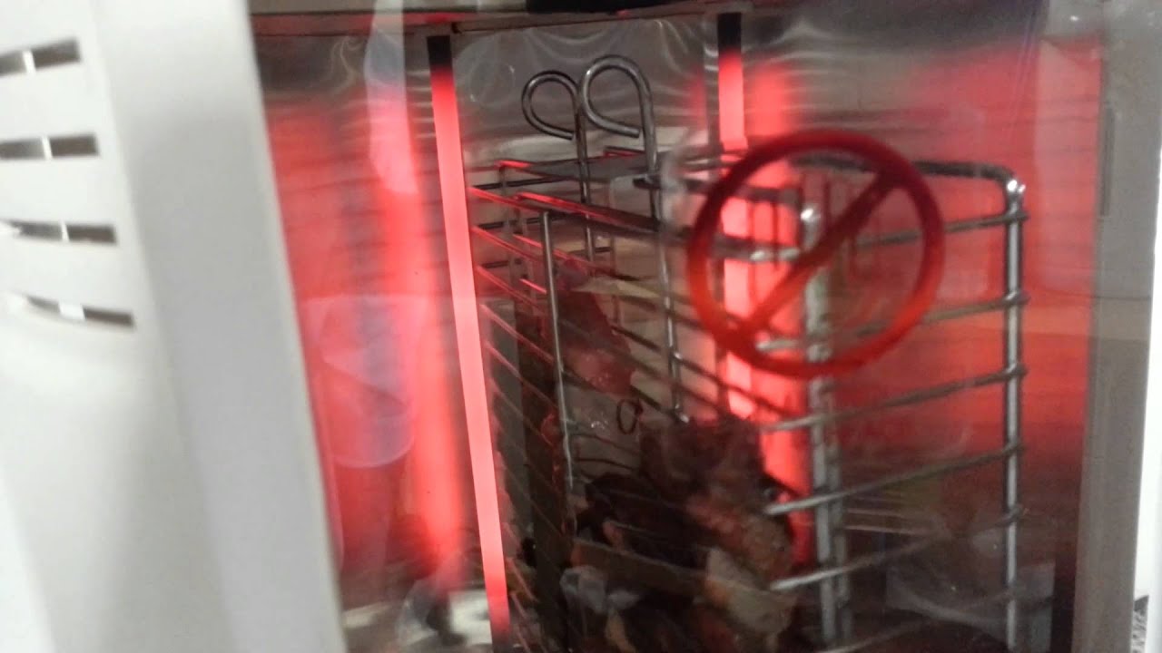 NutriChef Kitchen Vertical Countertop Rotisserie Rotating Oven - YouTube