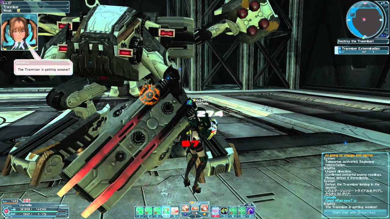 [PSO2] Transmizer Hard -- Knuckles - YouTube
