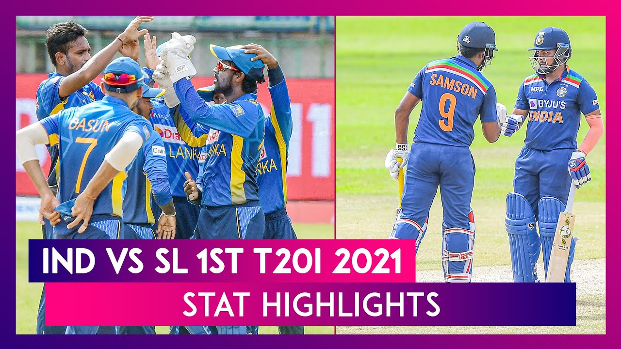 IND vs SL Stat Highlights 1st T20I 2021: India Register Comprehensive ...