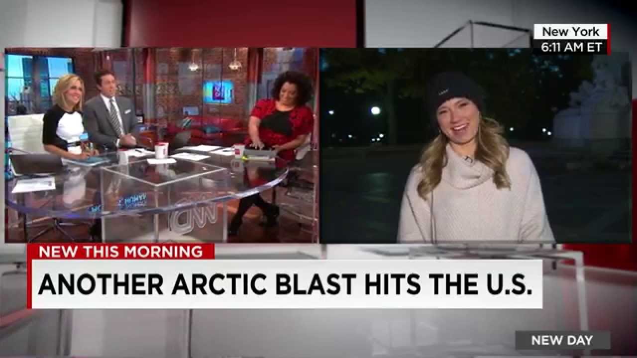 CNN's Indra Petersons live in the cold. - YouTube