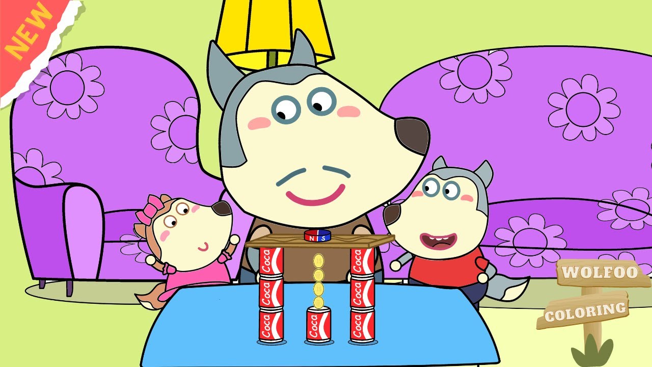 Wolfoo Makes Amazing Science Experiments with Magnets - Wolfoo Fanmade ...