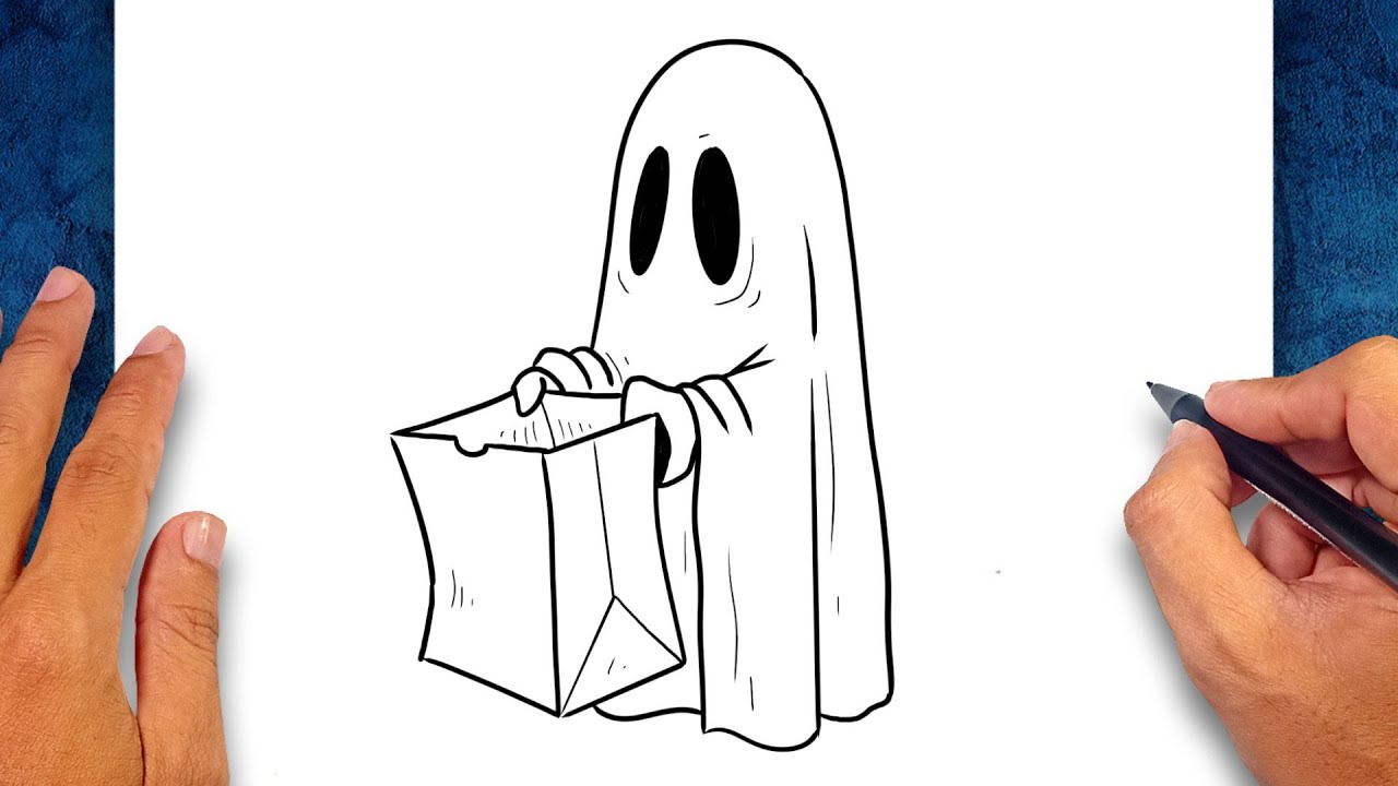 How to draw Halloween Costume - YouTube