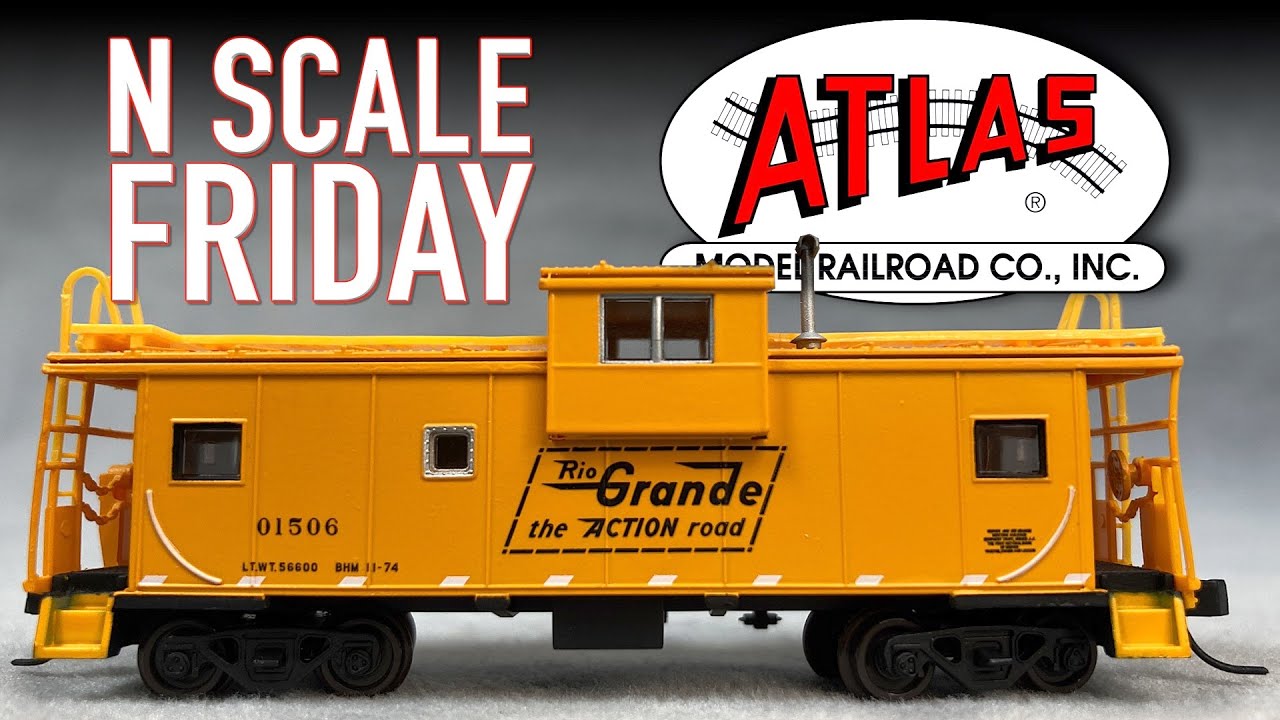 Extended Vision Caboose Rio Grande Atlas N Scale Friday - YouTube