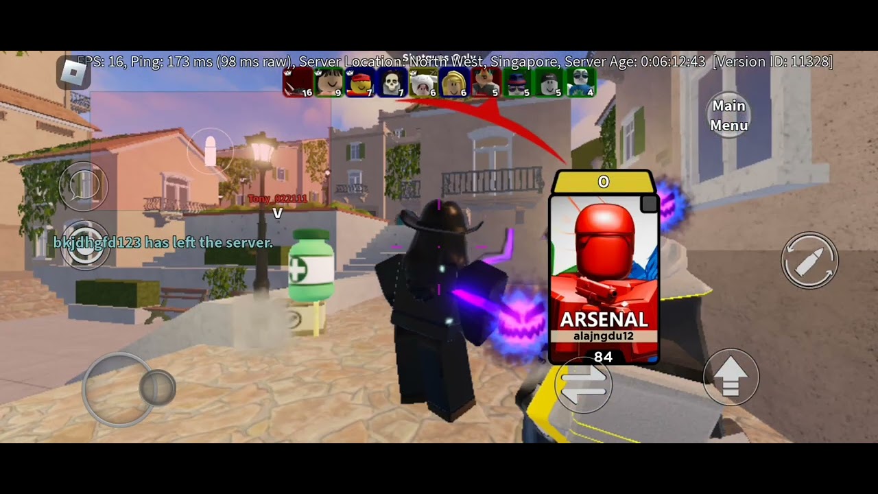 Playing Arsenal Roblox using ITEL S23 (High Graphics Test) - YouTube