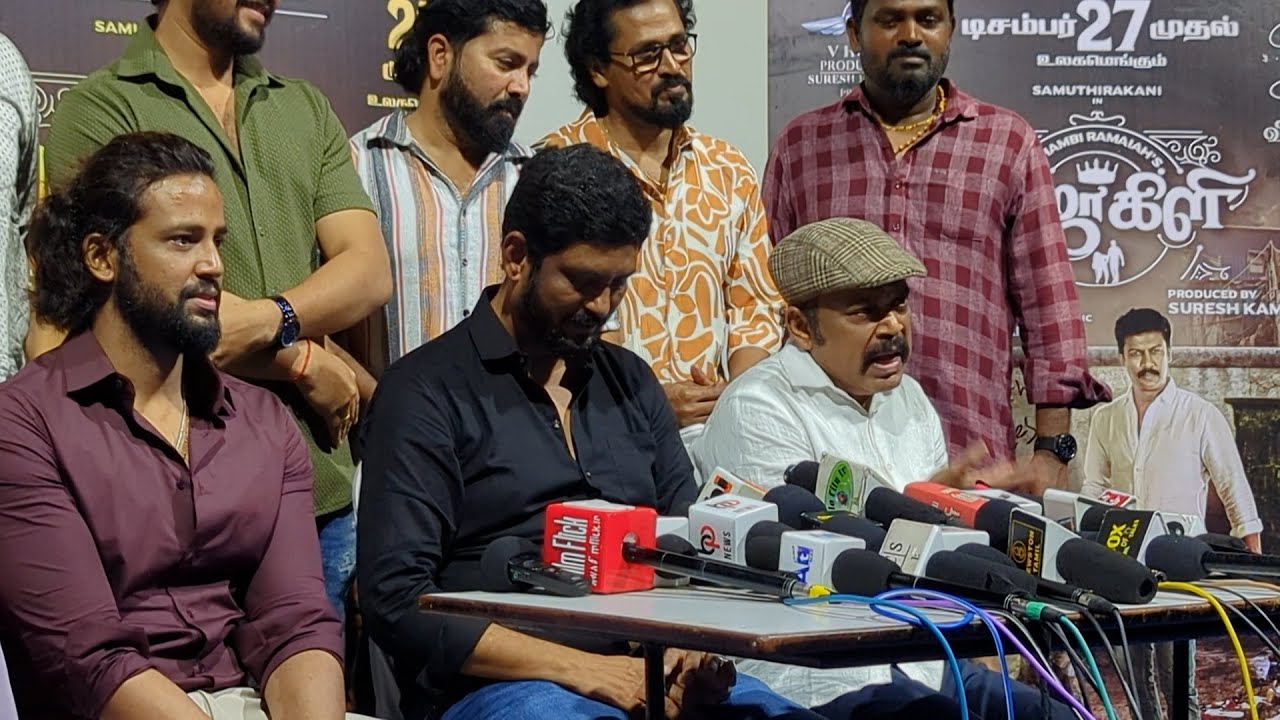 'Rajakili' Movie Team Pressmeet | Samuthirakani | ThambiRamaiah ...