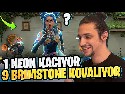 1 NEON KAÇIYOR 9 BRİMSTON ULTİ İLE KOVALIYOR #2 | VALORANT