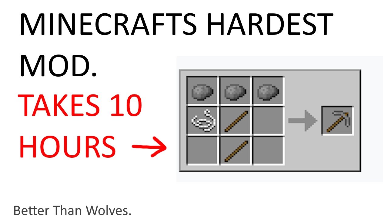 1st time playing Better Than Wolves - Minecraft - YouTube