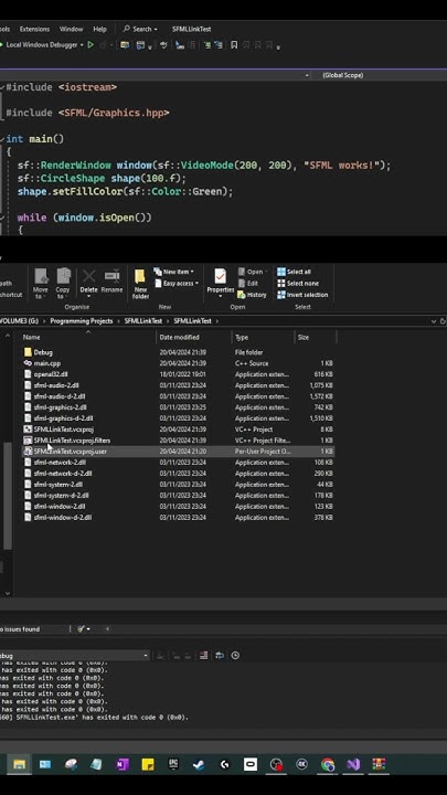 C++ ByteSized - Linking SFML 32-bit in Windows and VS2022 | # ...
