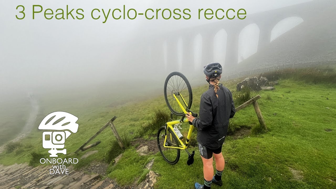 Onboard: Route recce of the 3 Peaks Cyclo-cross - YouTube