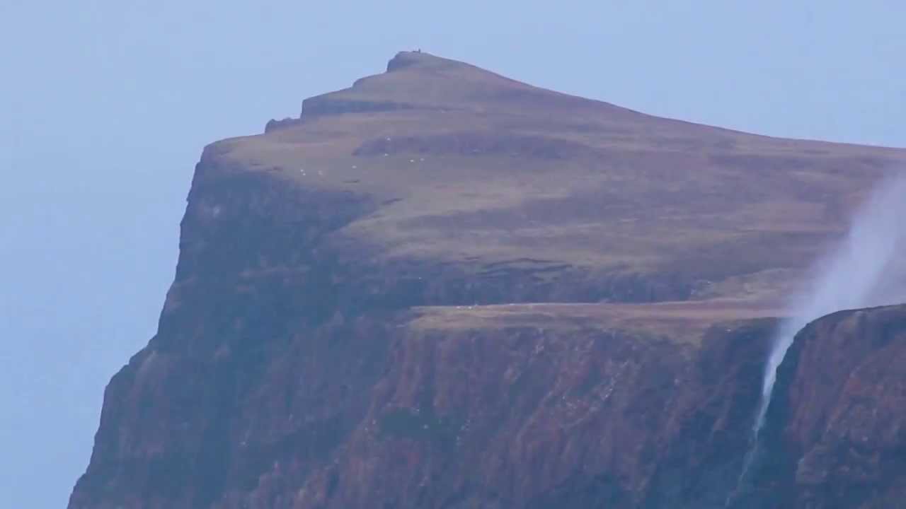 Waterfalls Flowing Backwards - YouTube