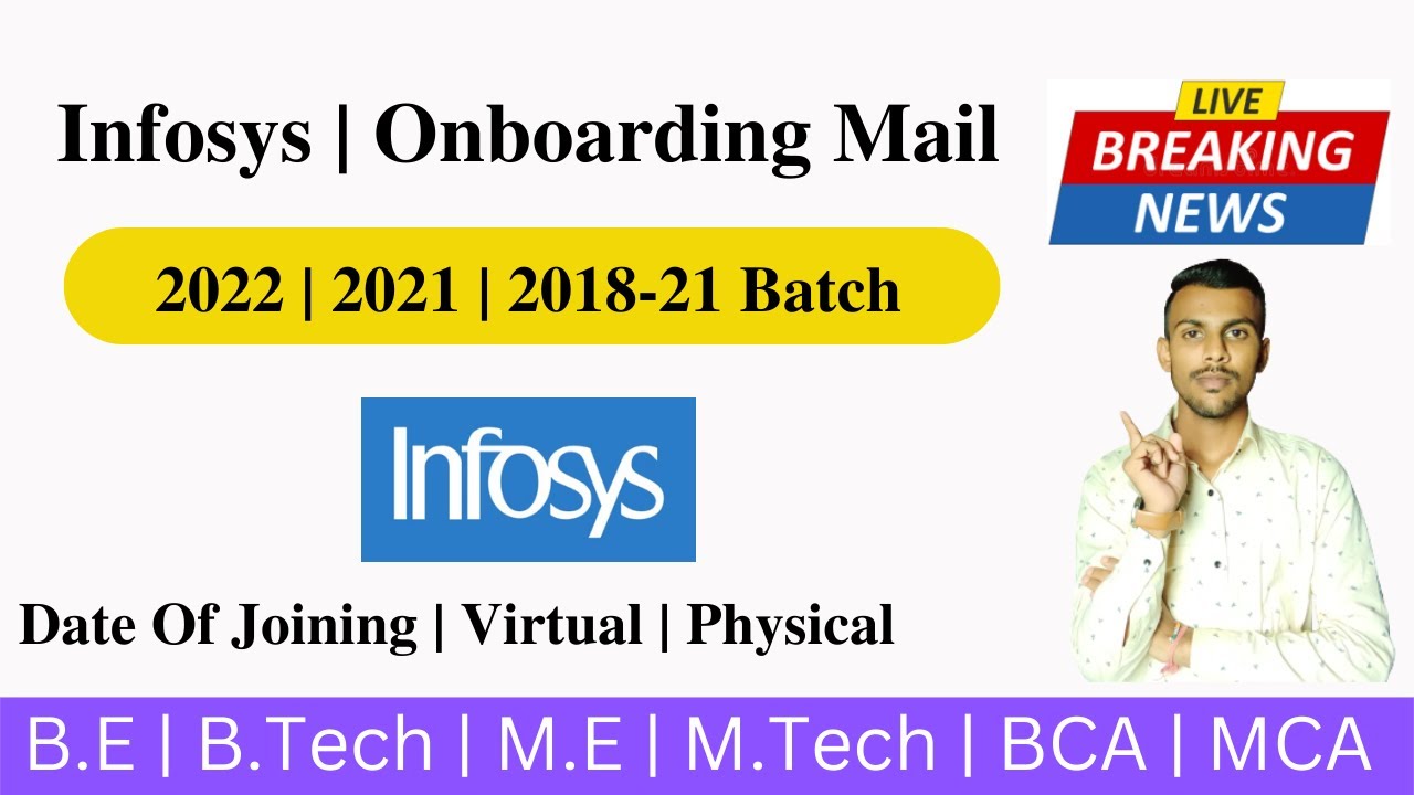 Infosys Onboarding Update | January Onboarding | System Engineer Role ...