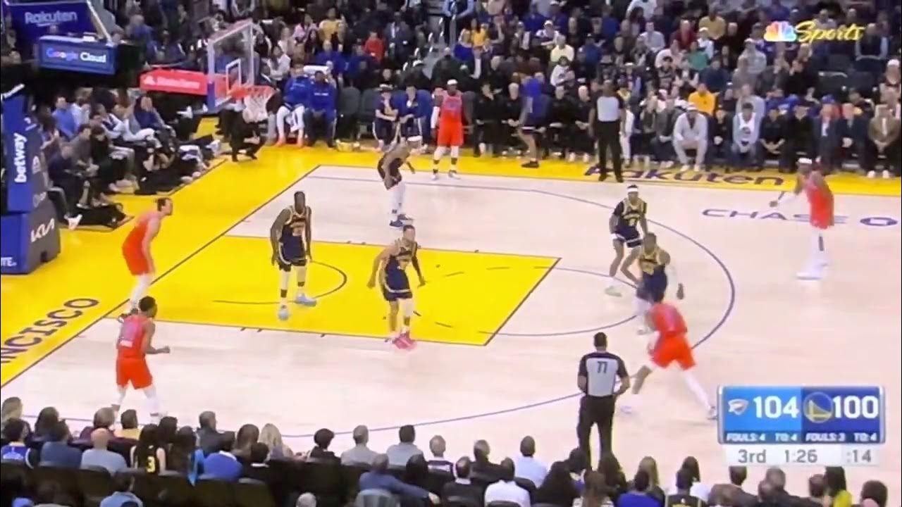 04/04/23 3Q - Oklahoma City Thunder vs Golden State Warriors - YouTube