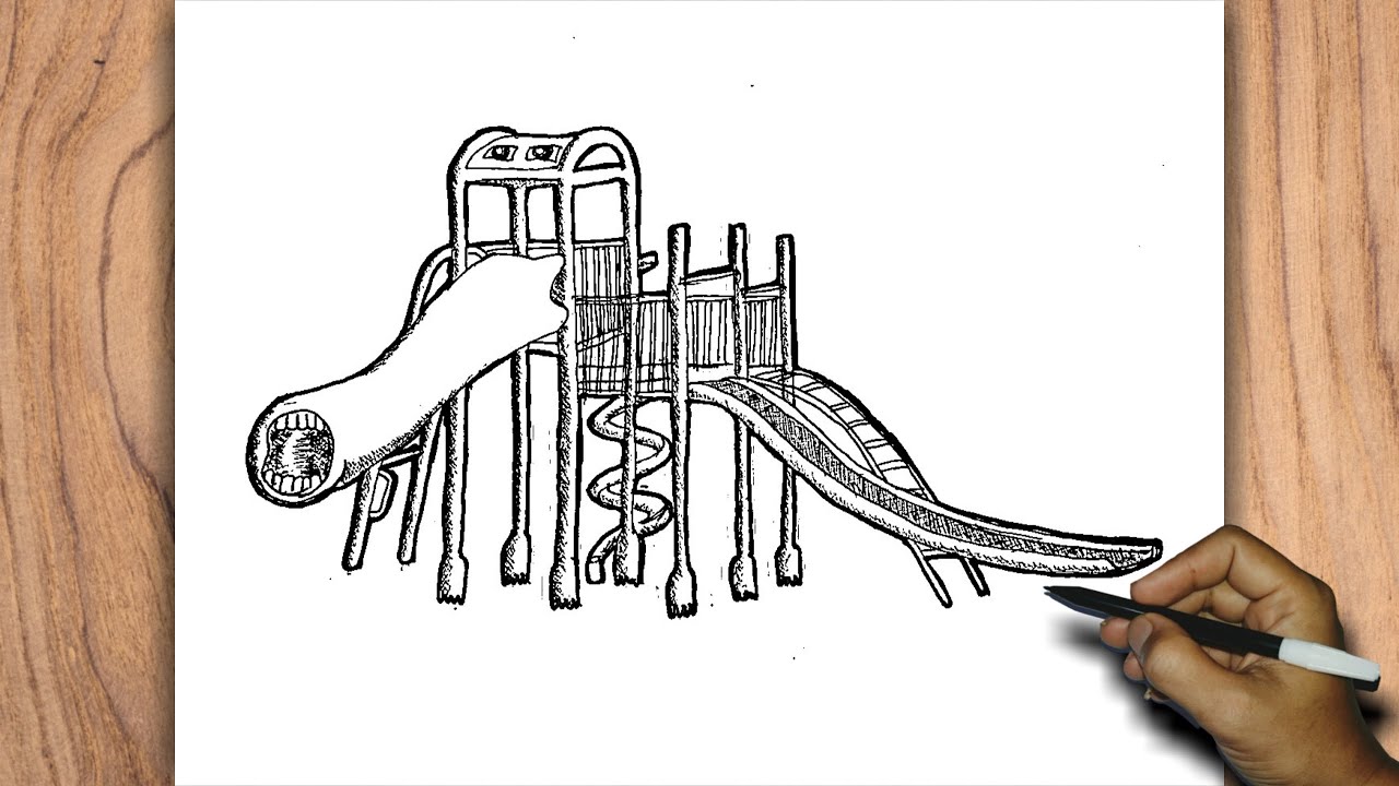 How to Draw Extra Slide - SCP 1562 - YouTube