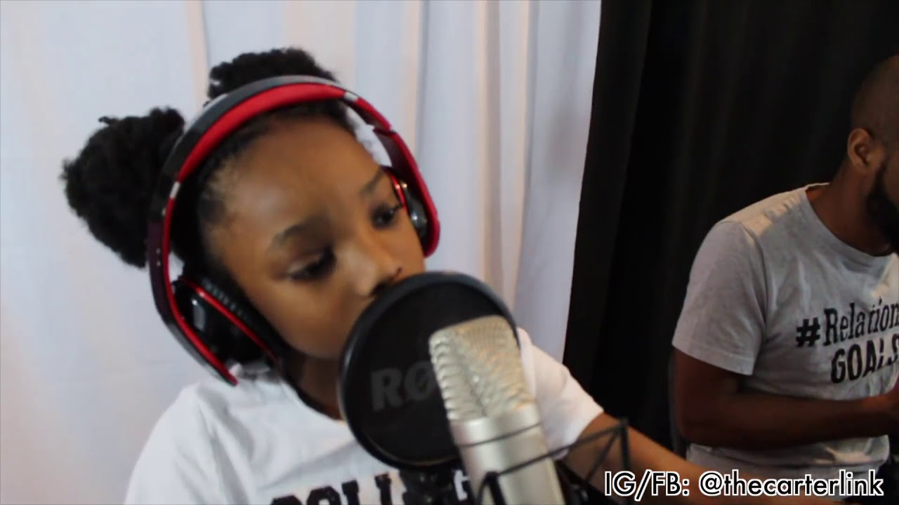 Dream Carter In Studio Rapping verse for "No Limit" - YouTube