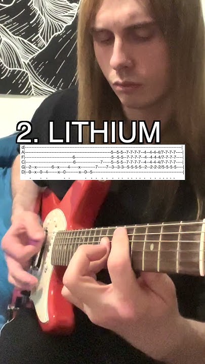 5 Iconic Nirvana Guitar Riffs Part 2 With Tabs Youtube