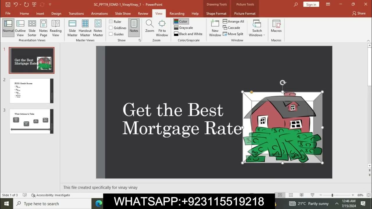 PowerPoint 2019 Module 2 End of Module Project 1 | Cashman Neighborhood Lenders | SC_PPT19_EOM2 ...