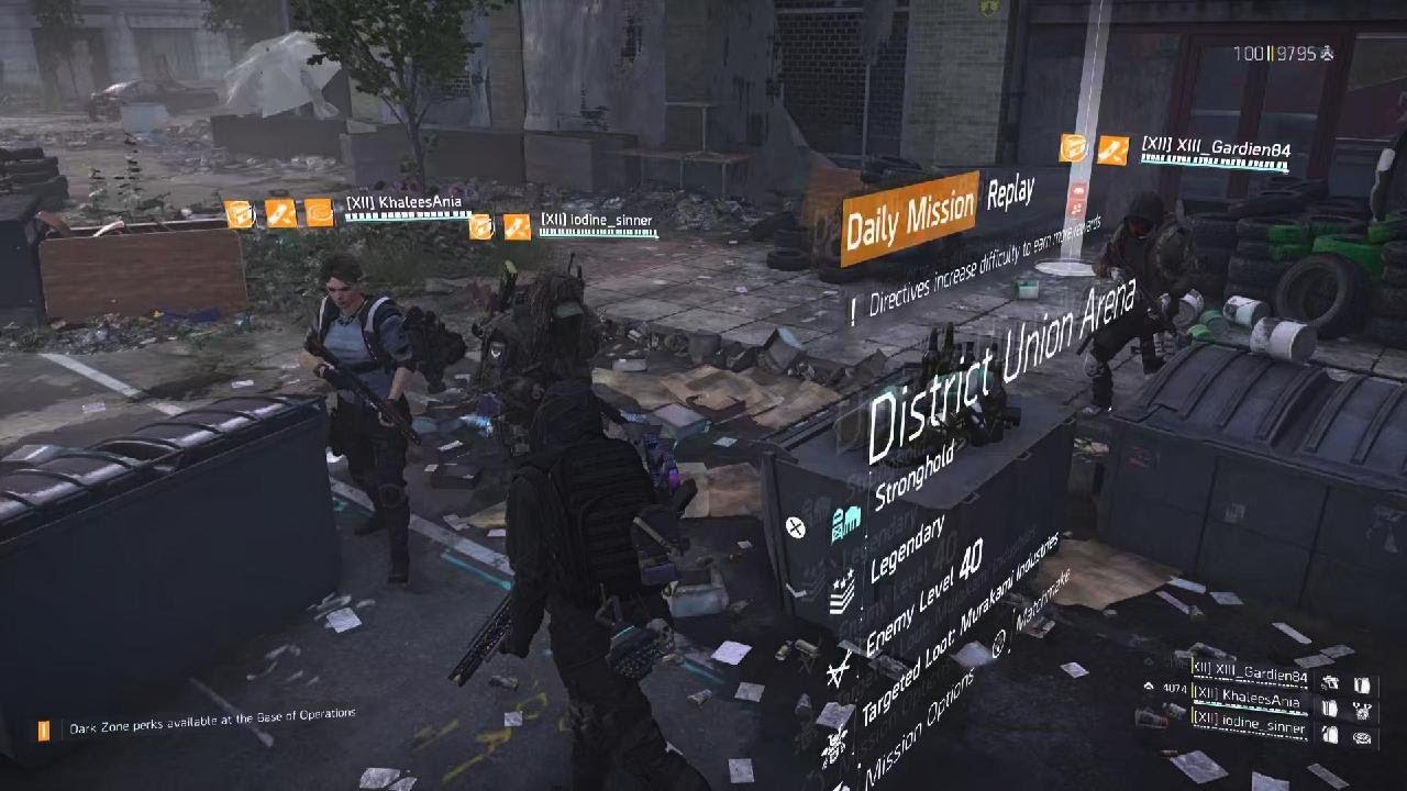 THE DIVISION 2 | Legendary District Union Arena + Guardians Global ...