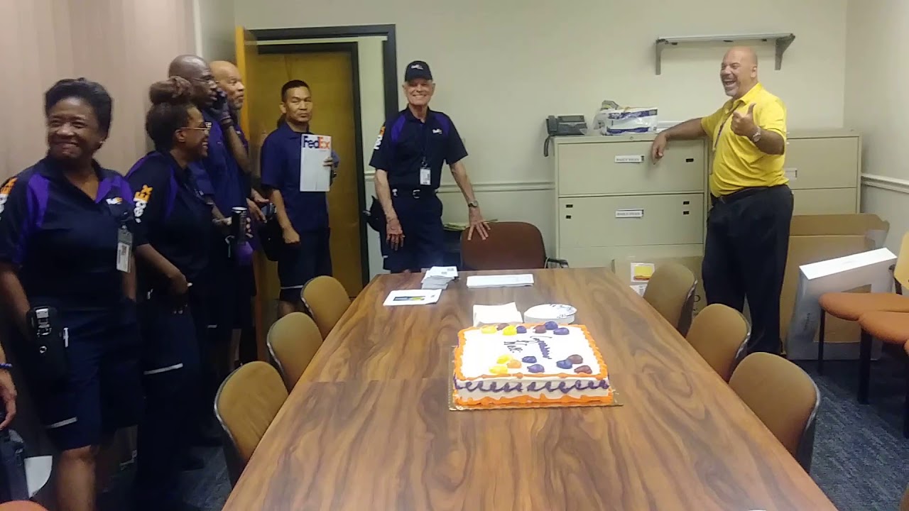 FedEx Station Manager (my boss's boss), Thursday afternoon, 6/14/2018 ...