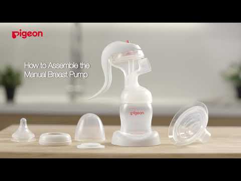 PIGEON Manual Breast Pump - How To Assemble & Disassemble