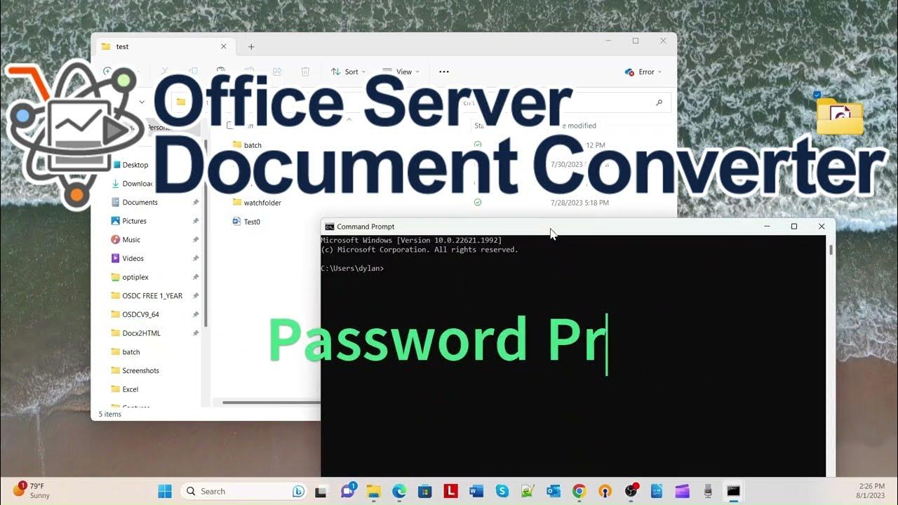 OSDC Tutorial - Command-line PDF Protection - YouTube